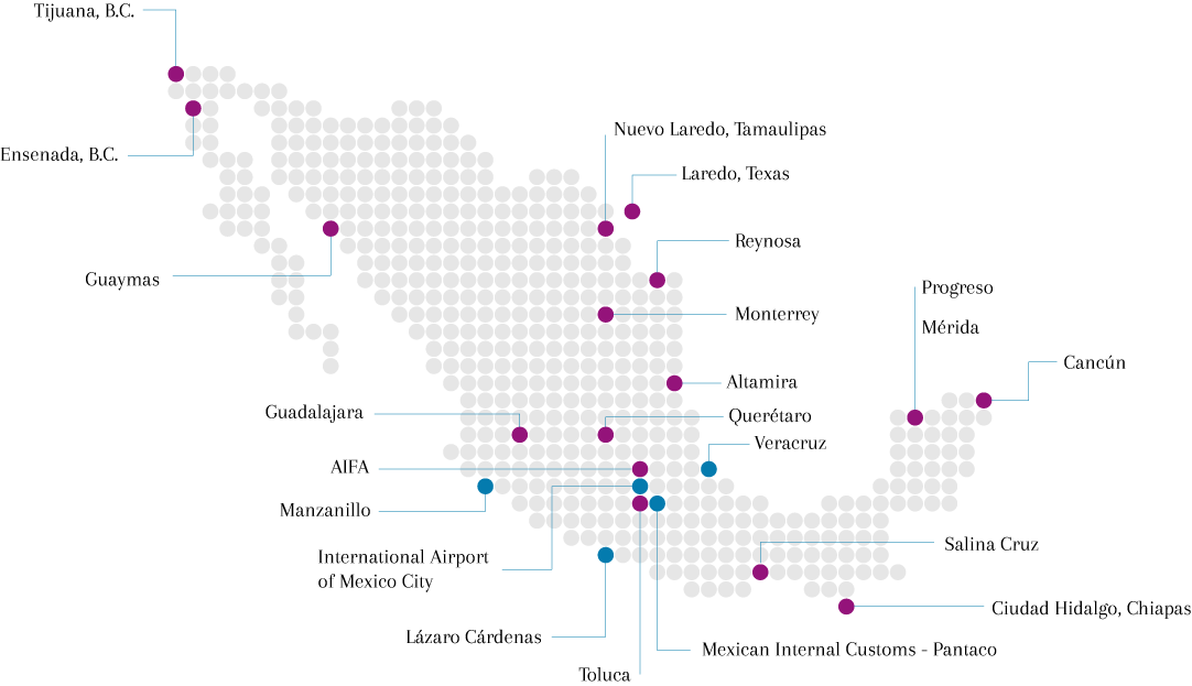 Main Customs Offices in Mexico | Remar International